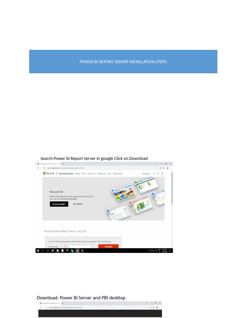 Power BI Report Server Installation | PDF