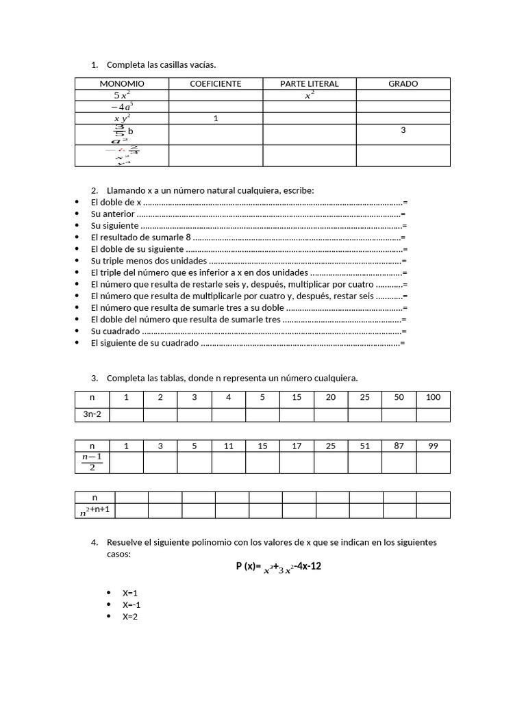 Monomios Pdf