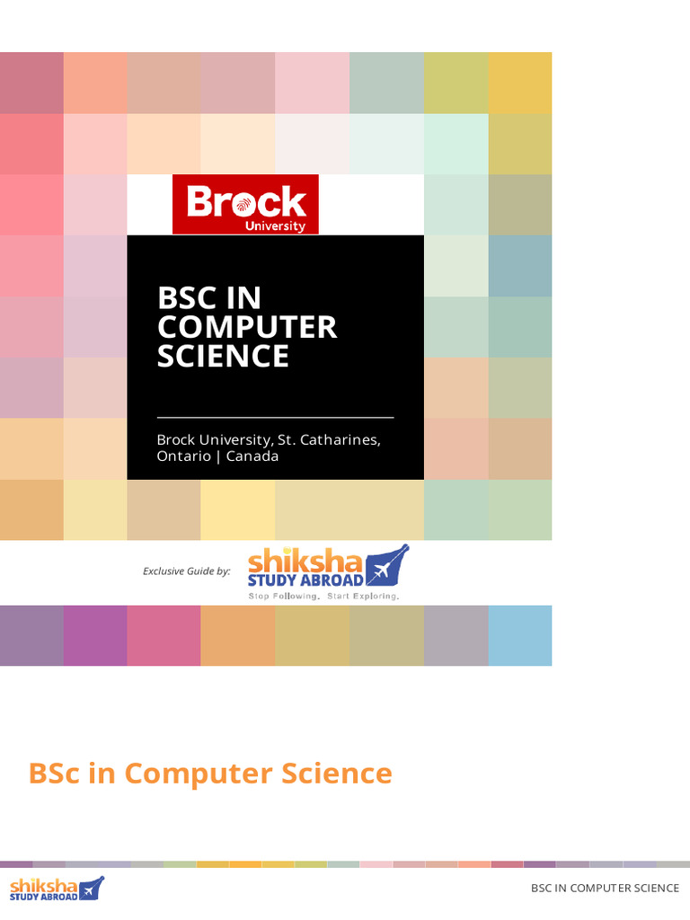 BSC in Computer Science Brock University | PDF
