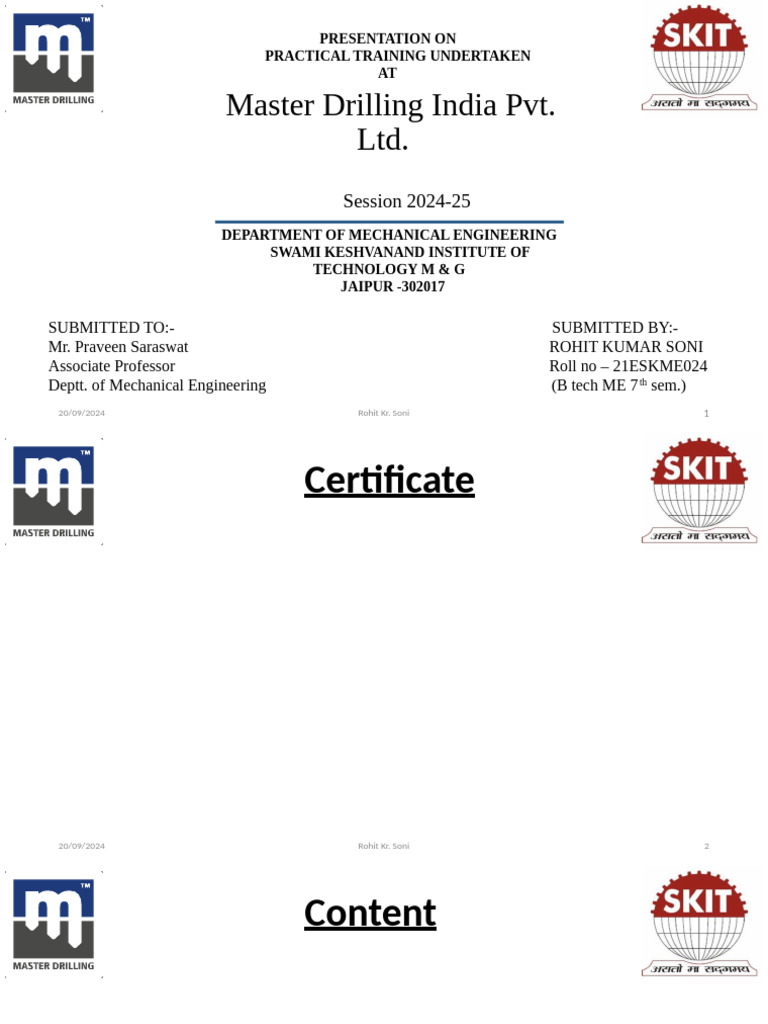 Sample PPT Cover Page | PDF