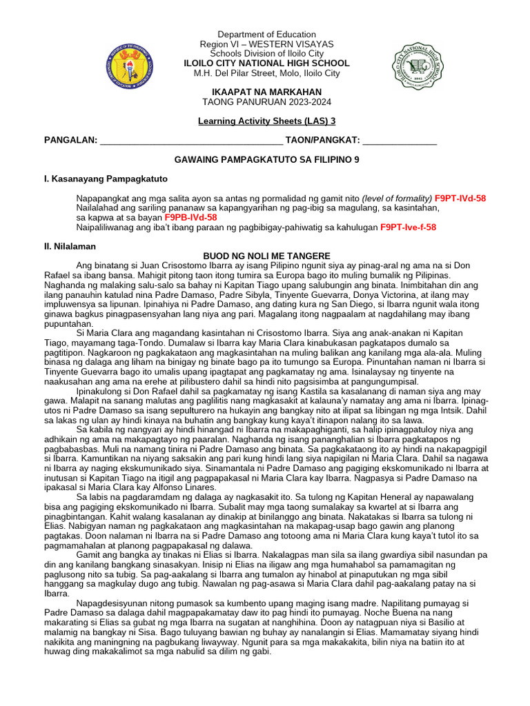 Q4-LAS-Week-4-Noli | PDF