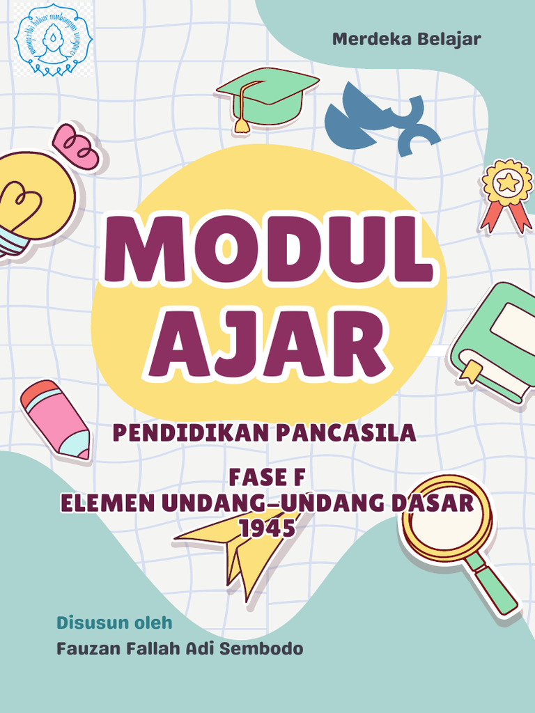 Hijau Kuning Abstrak Lucu Cover Modul Pembelajaran Siswa Dokumen A4 | PDF