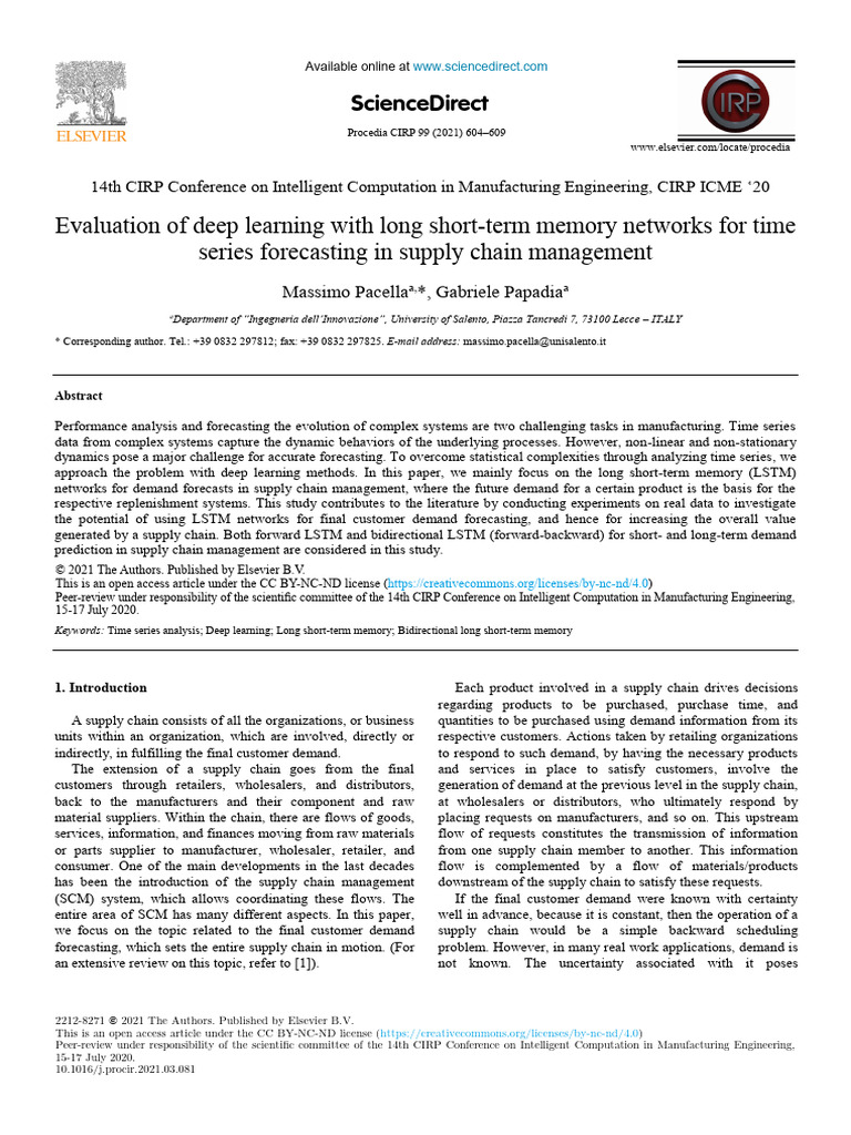 Evaluation of Deep Learning With Long Short Term | PDF