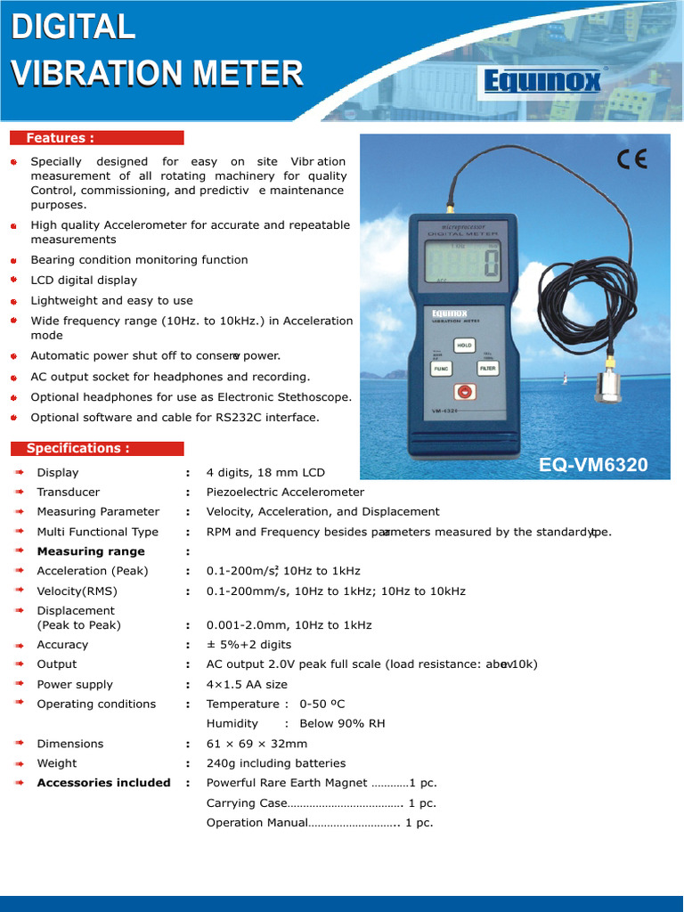 VM 6320 Vibration | PDF