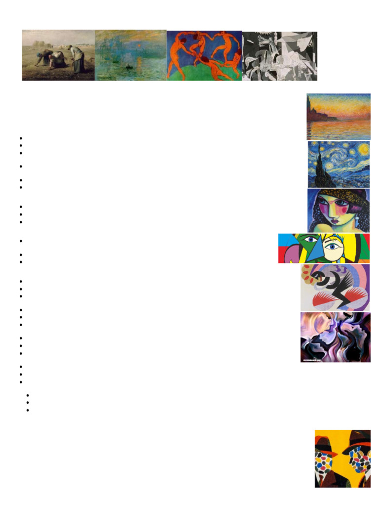 12 2 El Arte de Los ISMOS Surgieron Entre Los Siglos XIX y XX | PDF ...