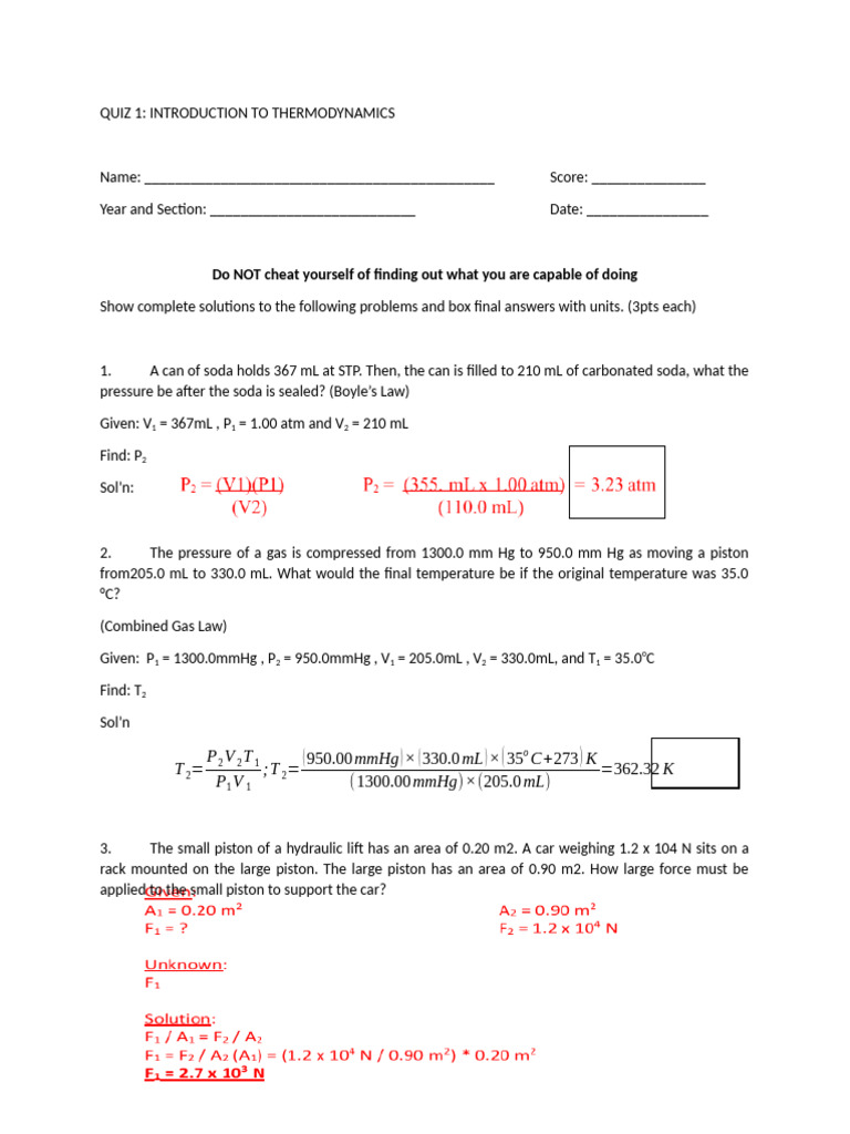 QUIZ 1-Answerkey | PDF | Teaching Methods & Materials | Home & Garden