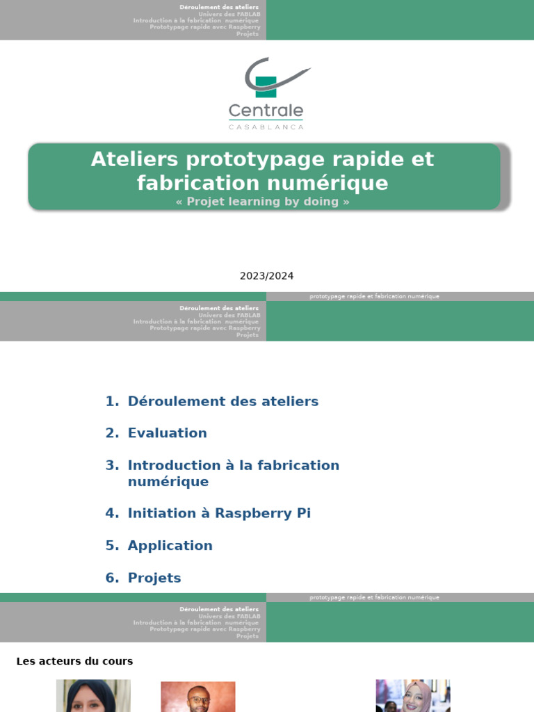 Prototypage Rapide Et Fabrication Numérique - 2022 - 2023 | PDF