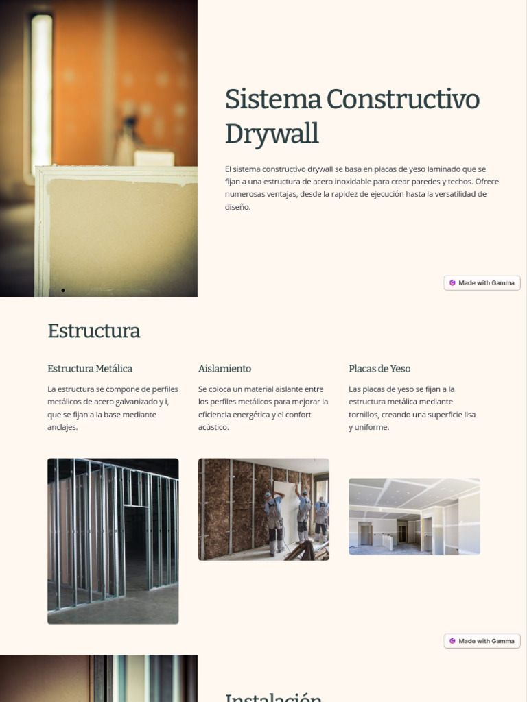 Sistema Constructivo Drywall | PDF