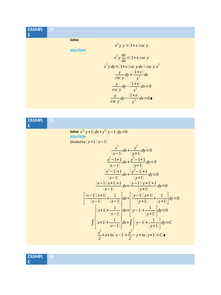 Extra Examples | PDF
