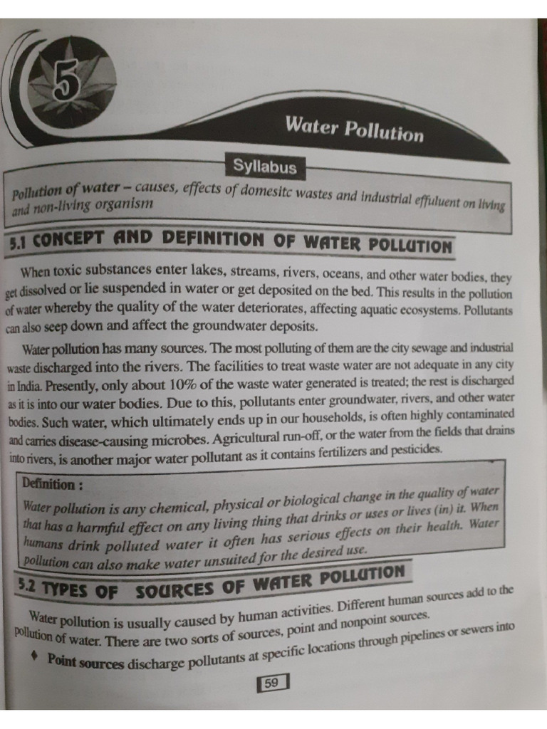 water pollution | PDF