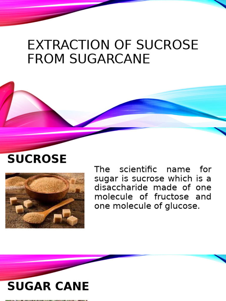 Extraction of Sucrose From Sugar and Fractional Distillation of Crude ...
