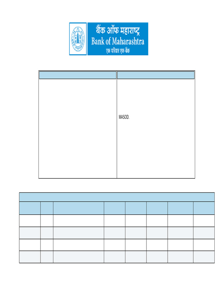 BOM Statement FTP 01430 XXXXXXXX | PDF