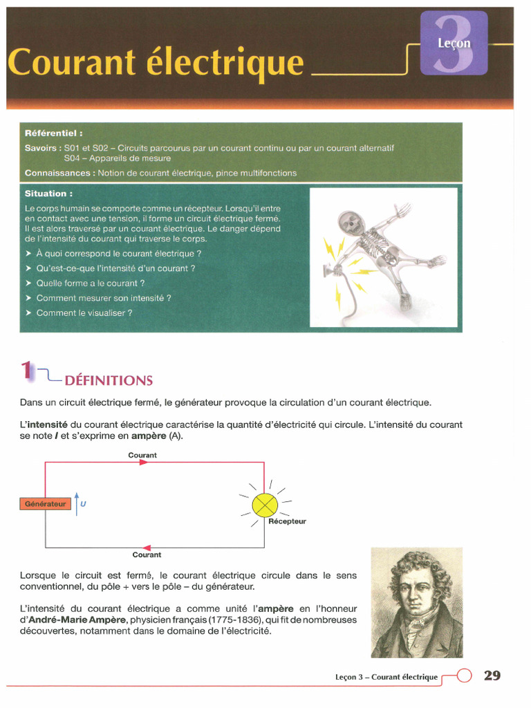1L03 Courant Électrique | PDF