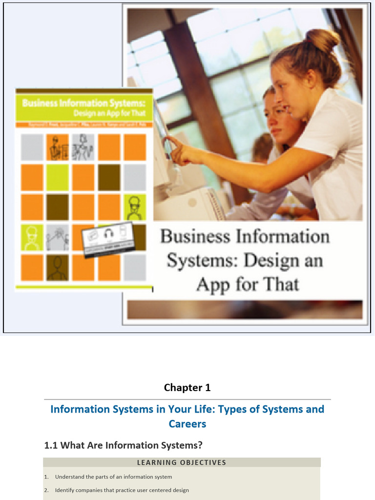 Business Information Systems Design An App For That | PDF