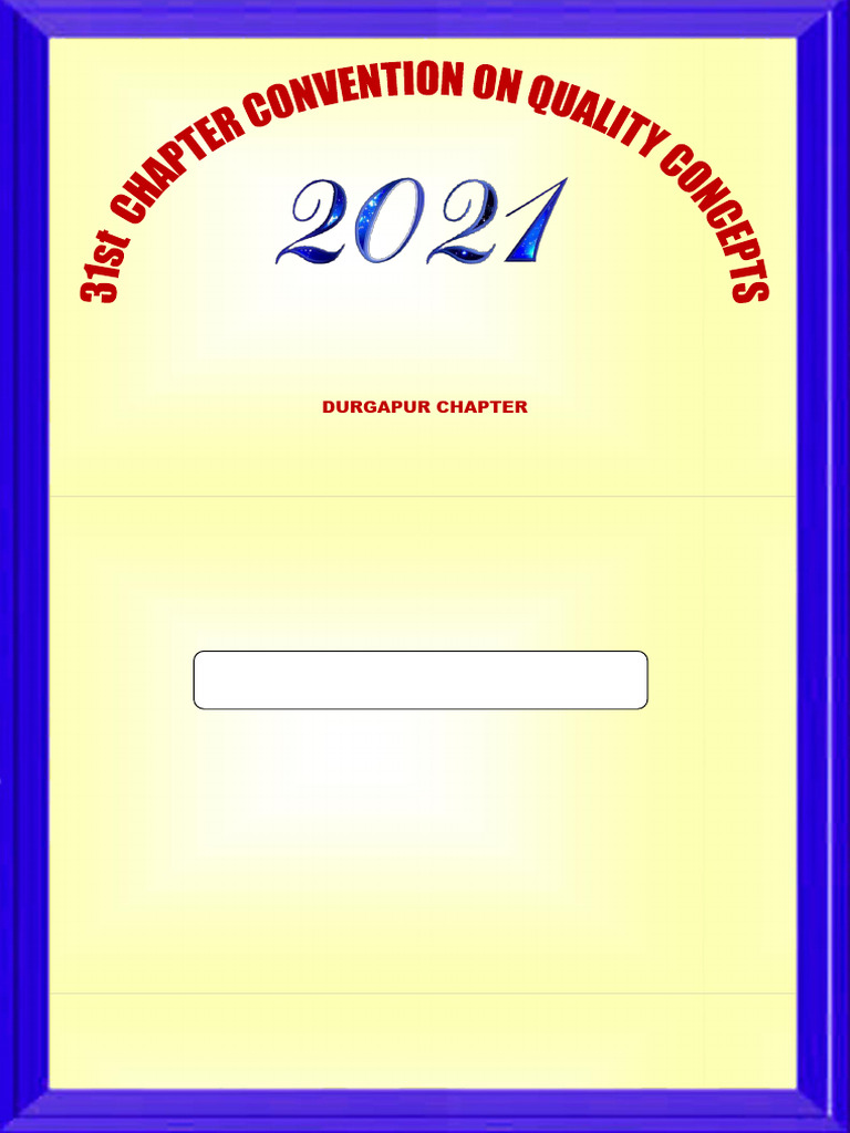 Durgapur CCQC 2021-1 | PDF