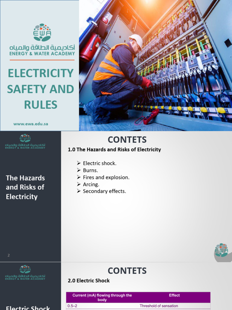 Electricity Safety and Rules | PDF