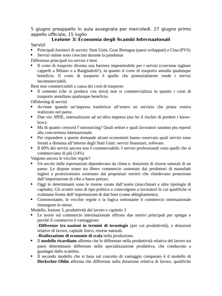 Lezione 3 | PDF