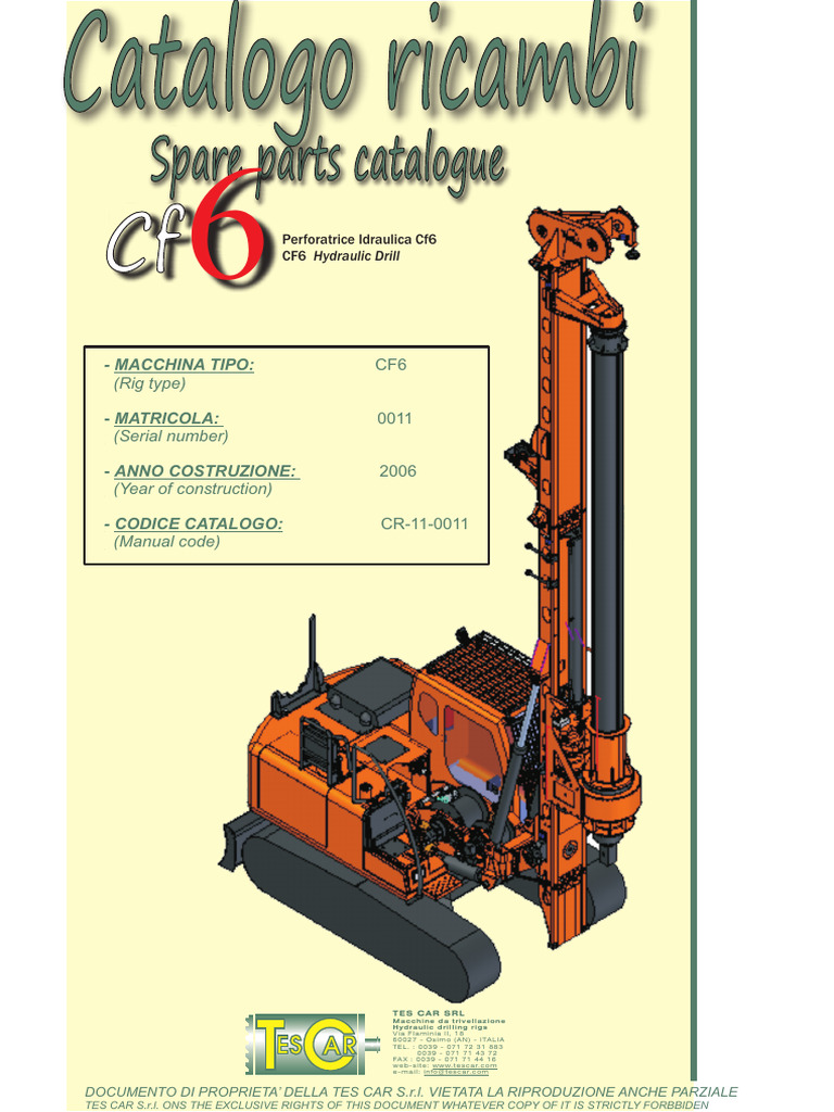 Spare Parts CF6 S.N. 0011 | PDF
