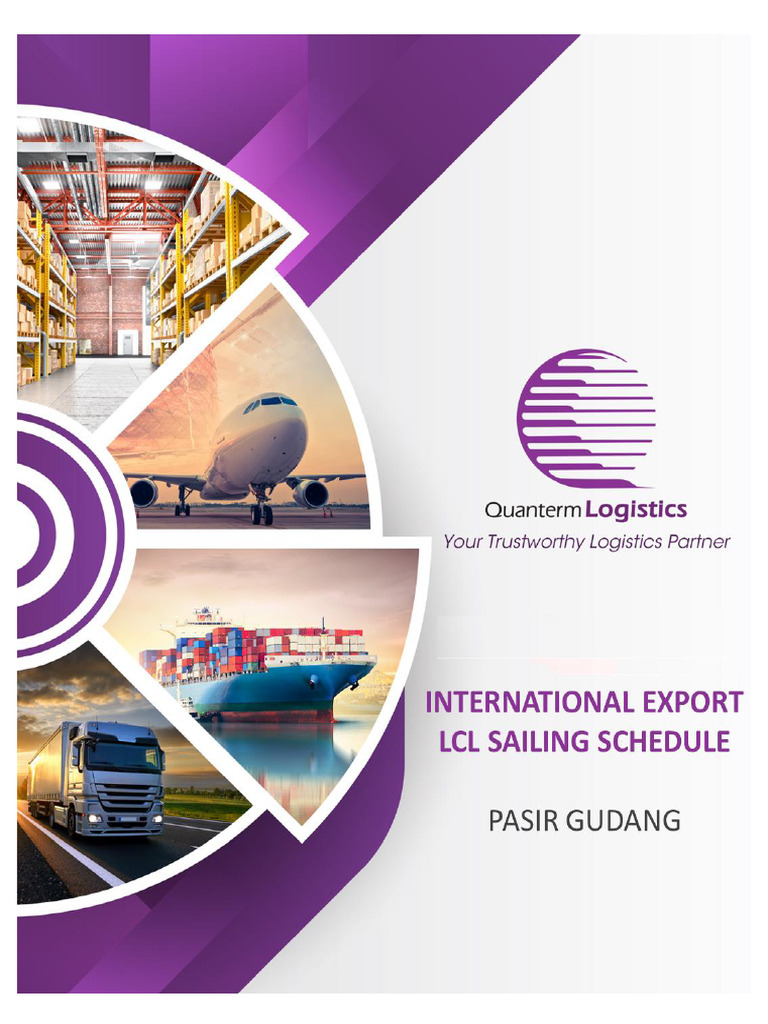 Export LCL Sailing Schedule - PGU - MAY 2022 - 0 | PDF