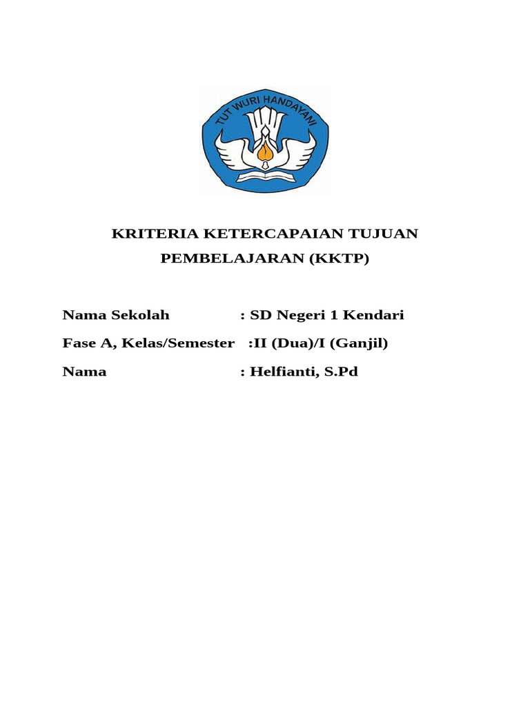 KKTP Kelas 2 | PDF