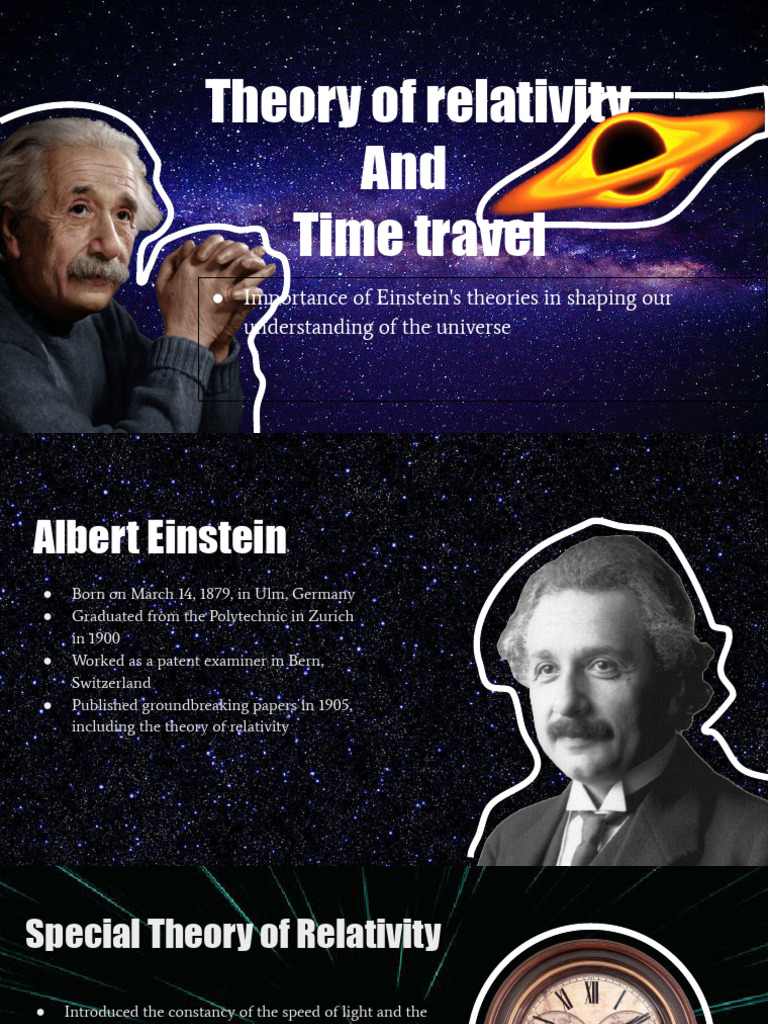 Theory of Relativity and Time Travel: Importance of Einstein's Theories in Shaping Our ...