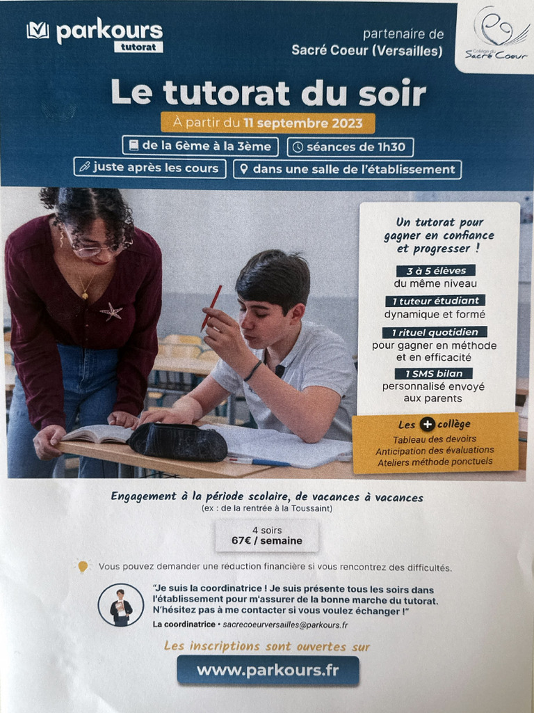 Parkours Tutorat Du Soir | PDF