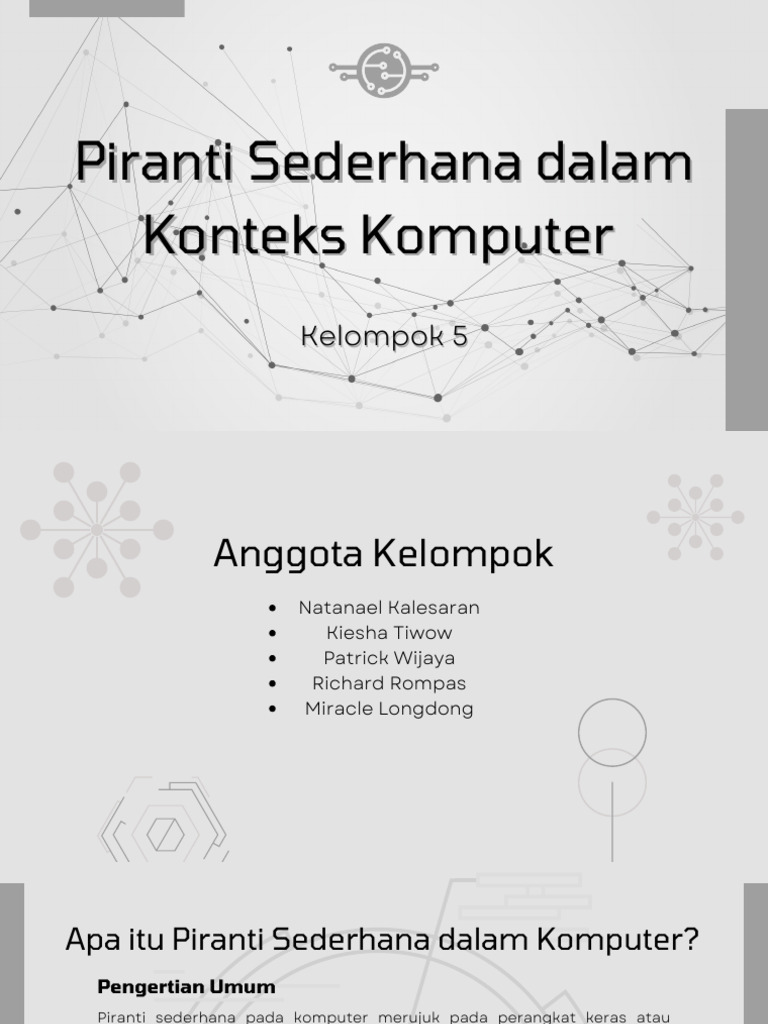 Presentasi Kelompok 5 Informatika | PDF