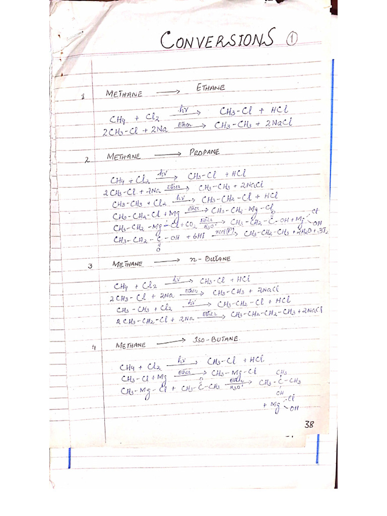 Conversion of Organic Compounds | PDF
