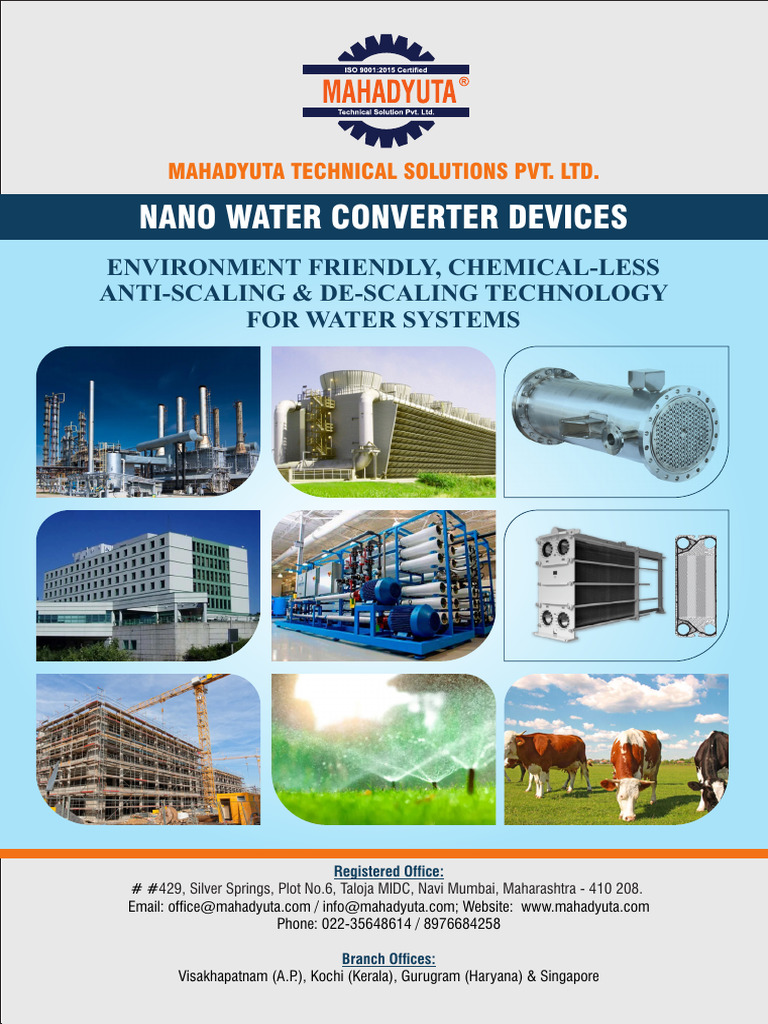 ##Brochure NANO Water Converter - 2024 | PDF