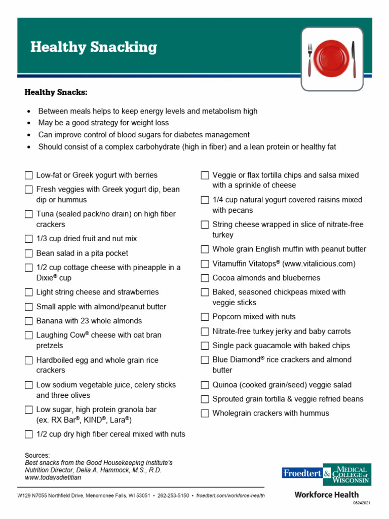 Healthy Snacking | PDF