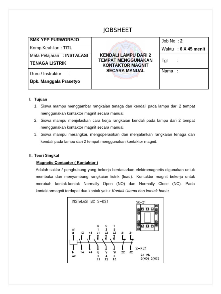 jobsheet 2 | PDF