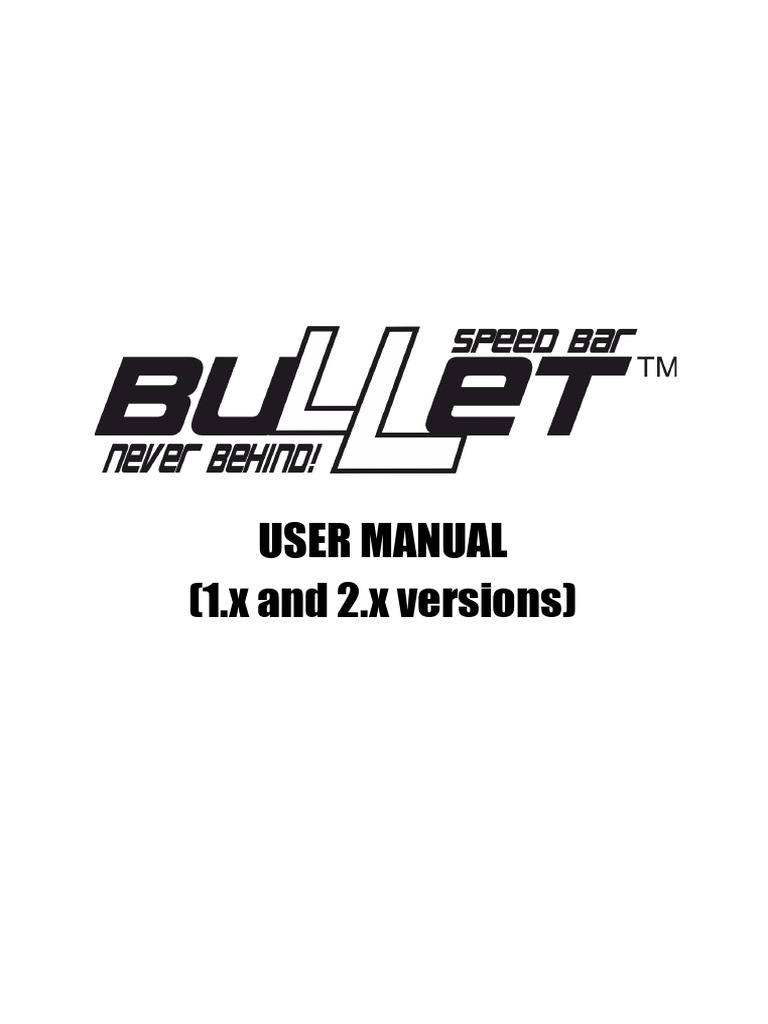 Bullet Speedbar User Manual | PDF | Knot | Rope