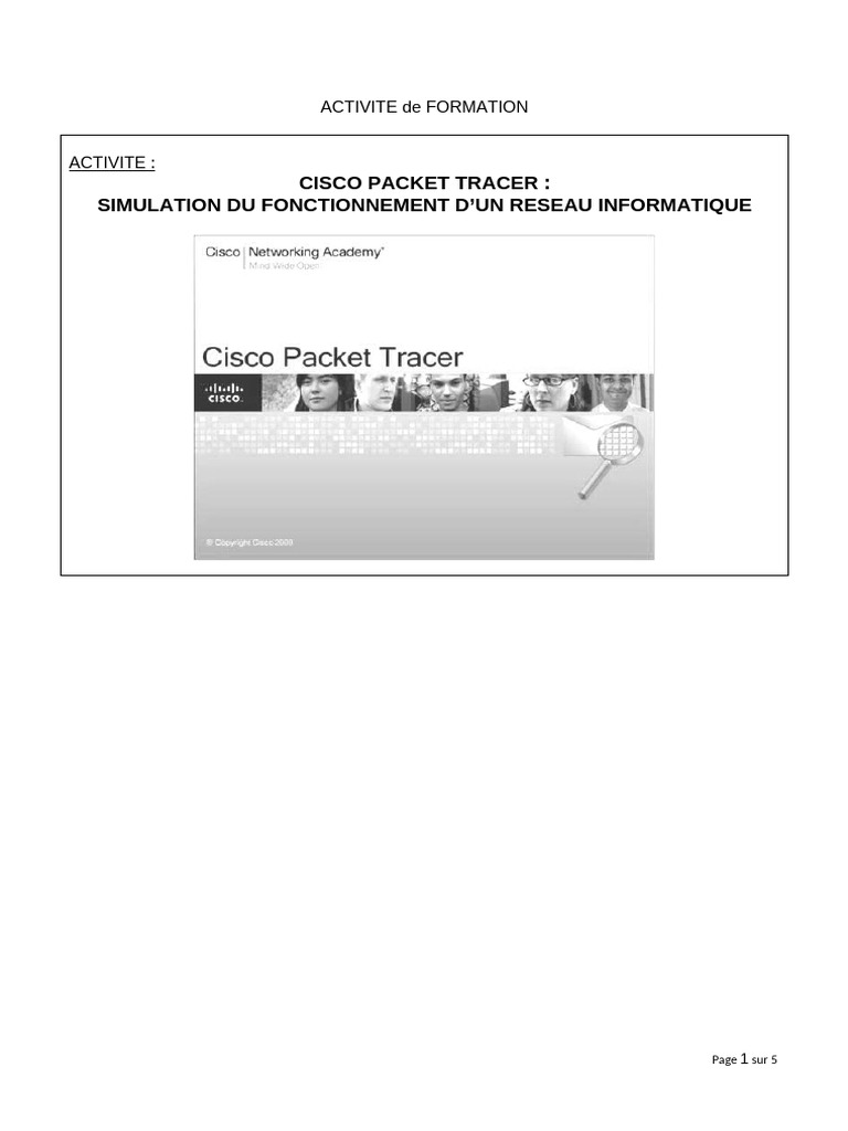 TP Cisco Packet Tracer | PDF