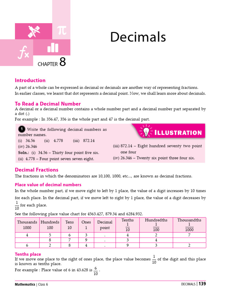Class-6 Math | PDF
