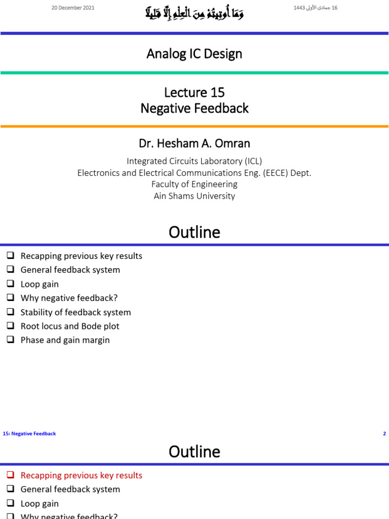 Aic Lec 15 Feedback v01 | PDF