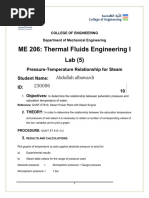 Steam Tables Pressure Vs Temperature | PDF | Pressure | Gases