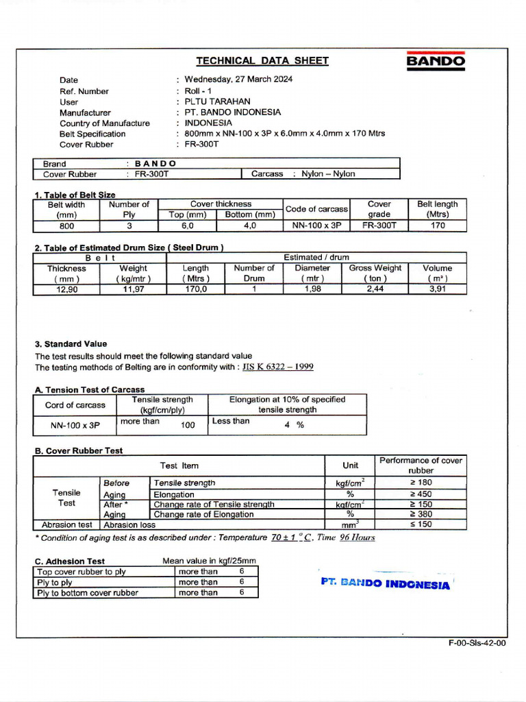 TECHNICAL DATA SHEET NEW | PDF