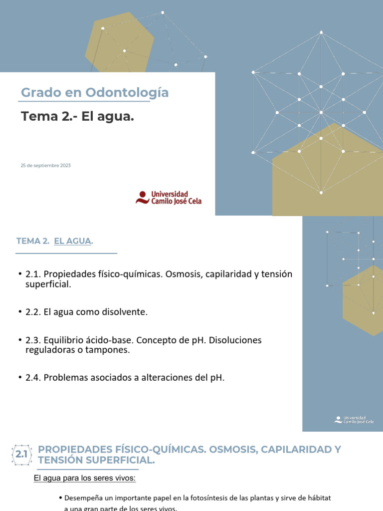 Tema 2_El Agua | PDF