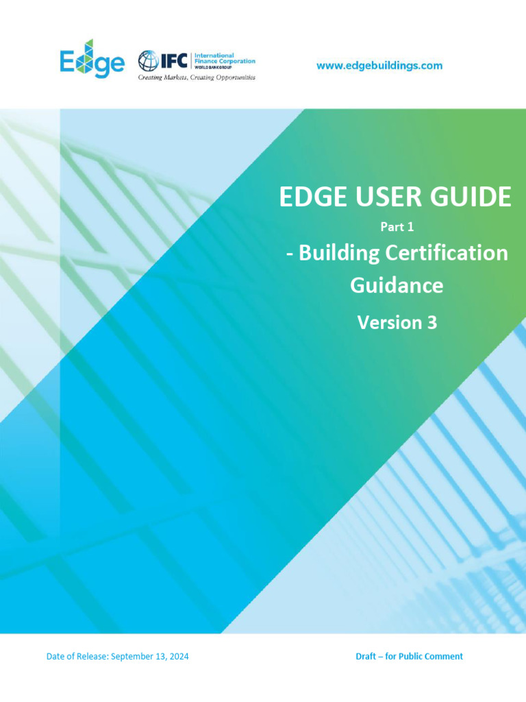 Part 1 EDGE Building Certification Guidance Rev 0 | PDF