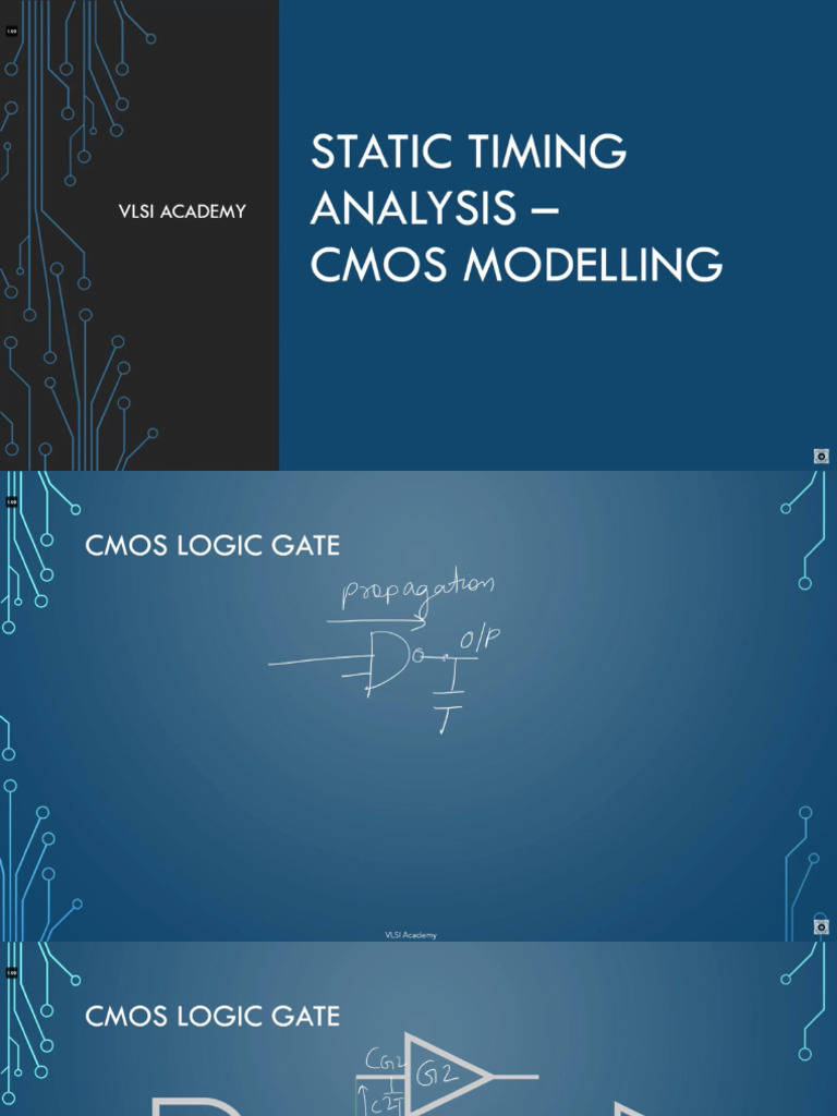 STA Lec3 CMOS Modelling - Pin Capacitance Modelling | PDF