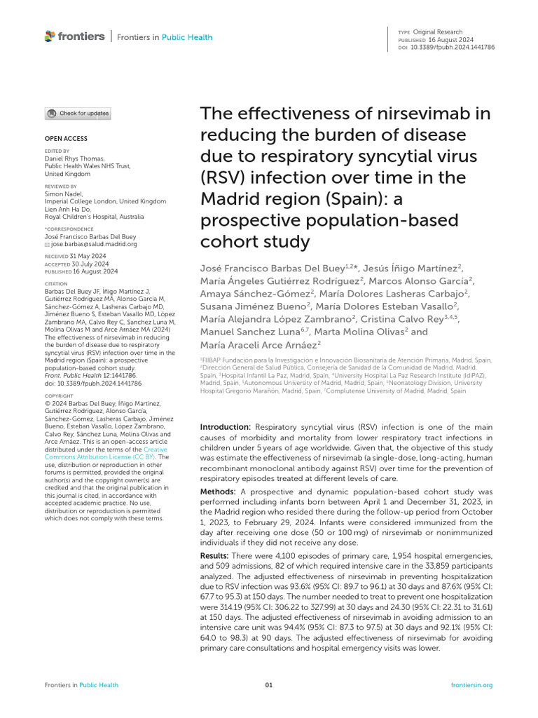 Open Access: Type Published DOI | PDF | Epidemiology | Medical Specialties