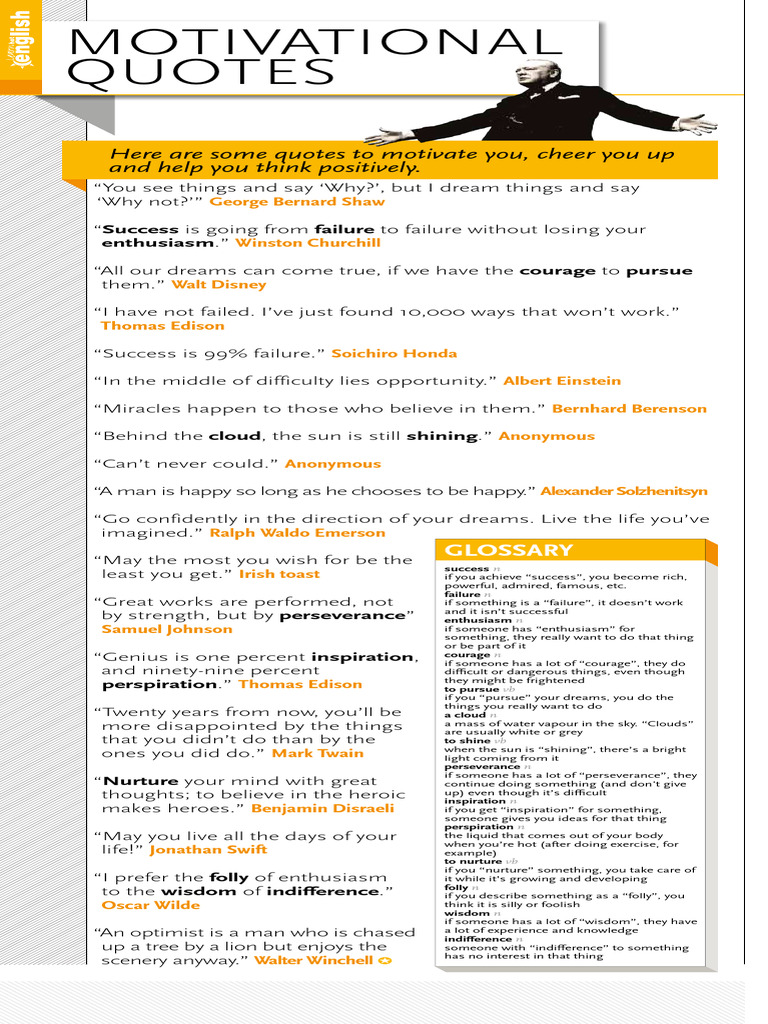 Motivational Quotes | PDF