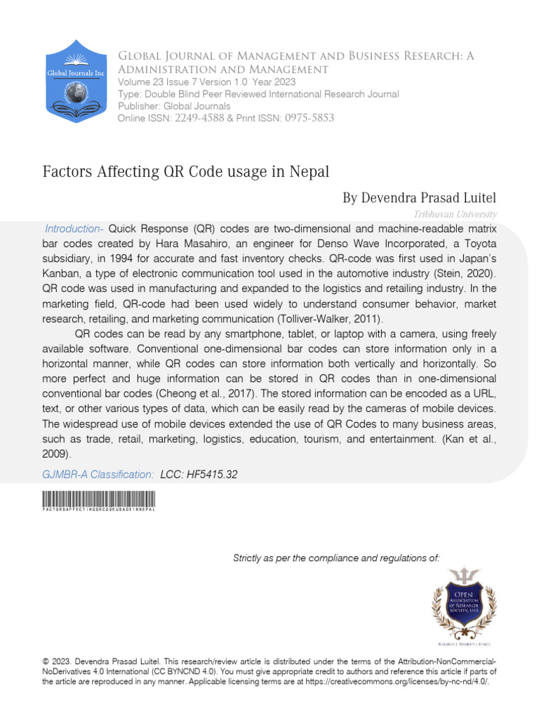 5-Factors-Affecting-QR-Code | PDF