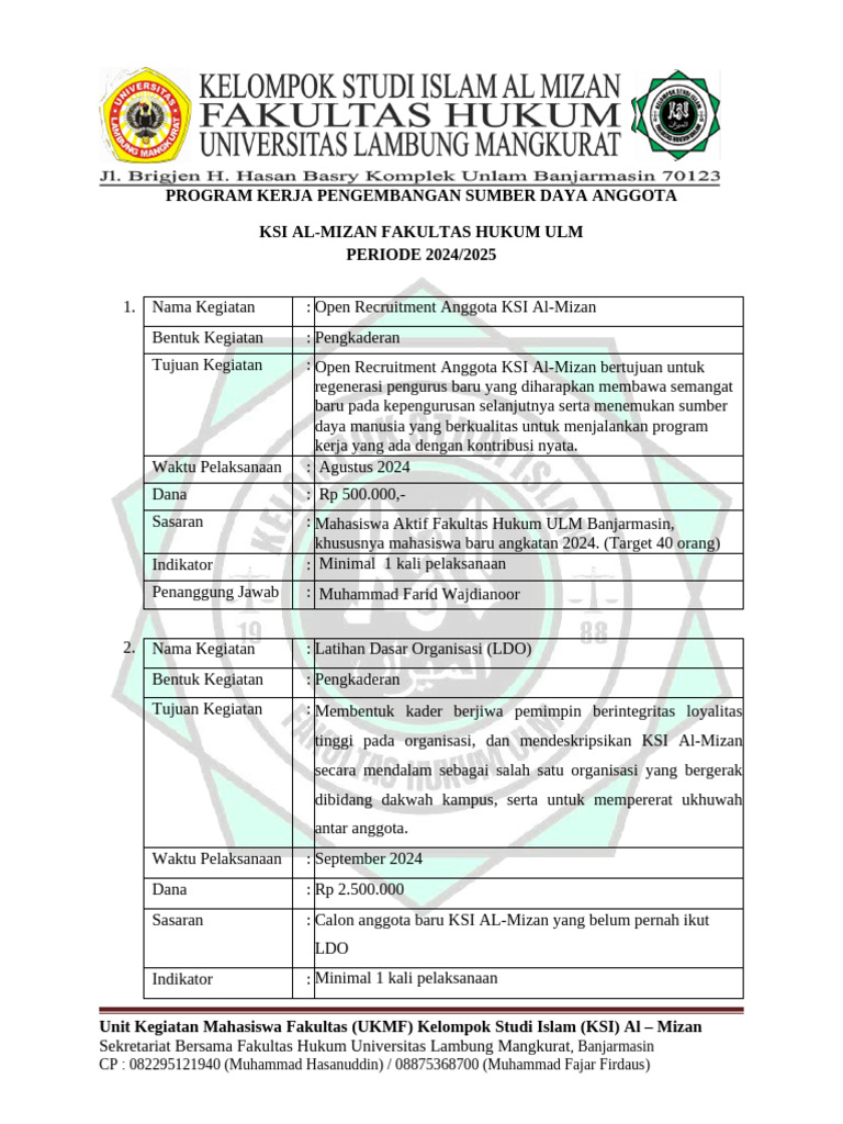 Proker PSDA Club | PDF