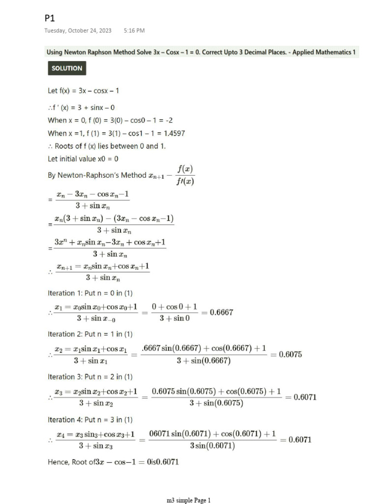 M3 Sample | PDF