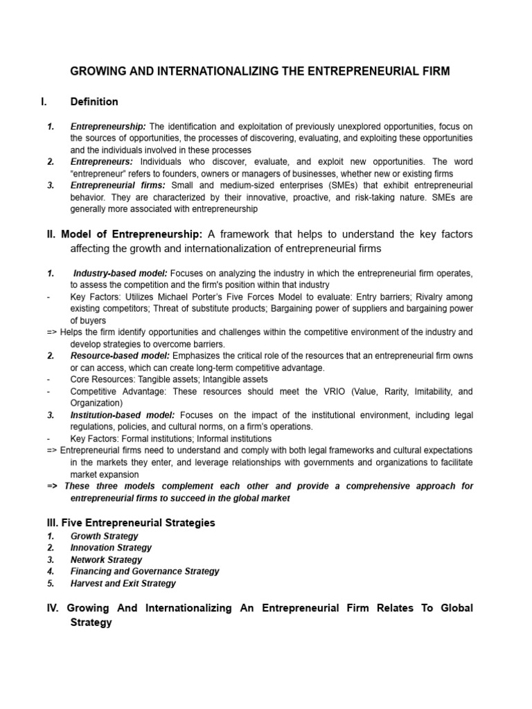 Global Strategy | PDF