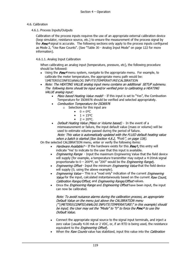FMC_AI CALIBRATION | PDF