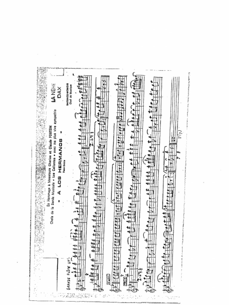 A Los Hermanos - 01 - Flute | PDF