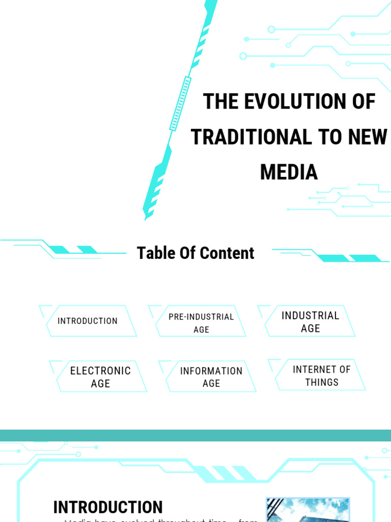 The Evolution of Traditional To New Media | PDF