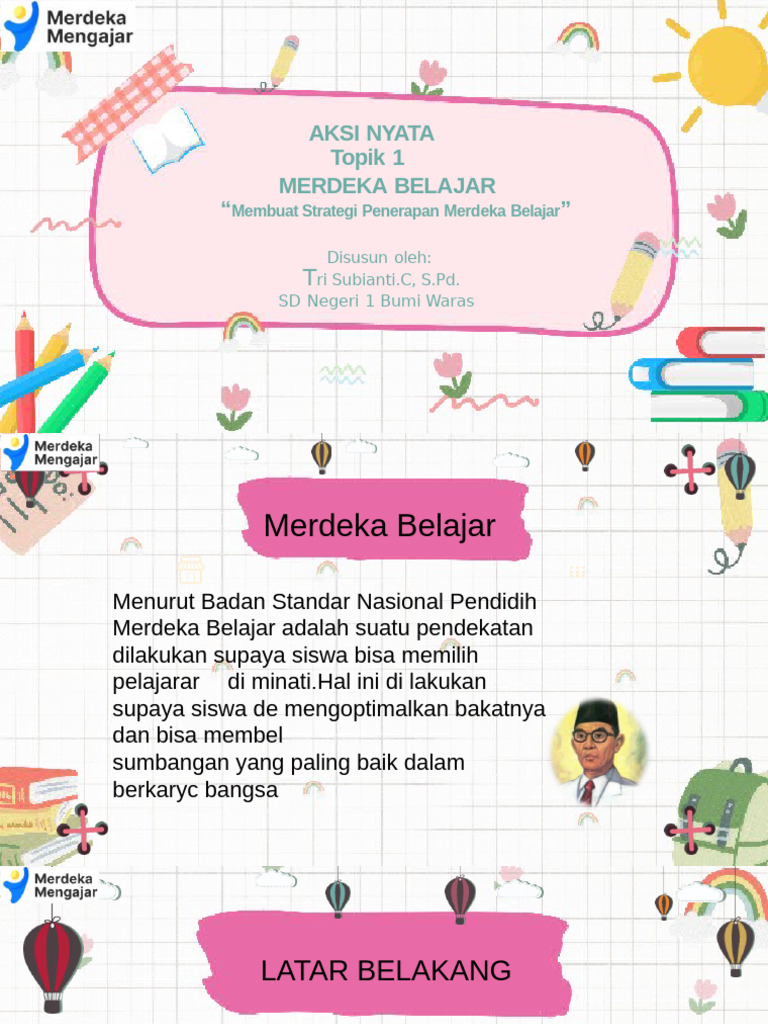 Penerapan Strategi Merdeka Belajar New | PDF